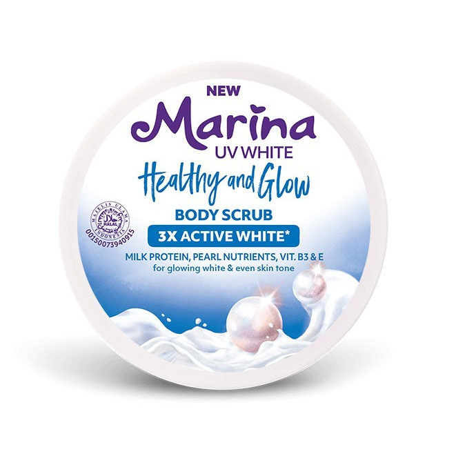 Jual Marina Body Scrub Healthy & Glow 185 ml | Shopee Indonesia