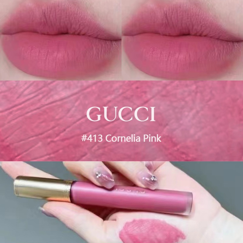 Jual Gucci Lip Matte 6.5ml / Rouge A Levres Liquide Mat Sans Transfert ...