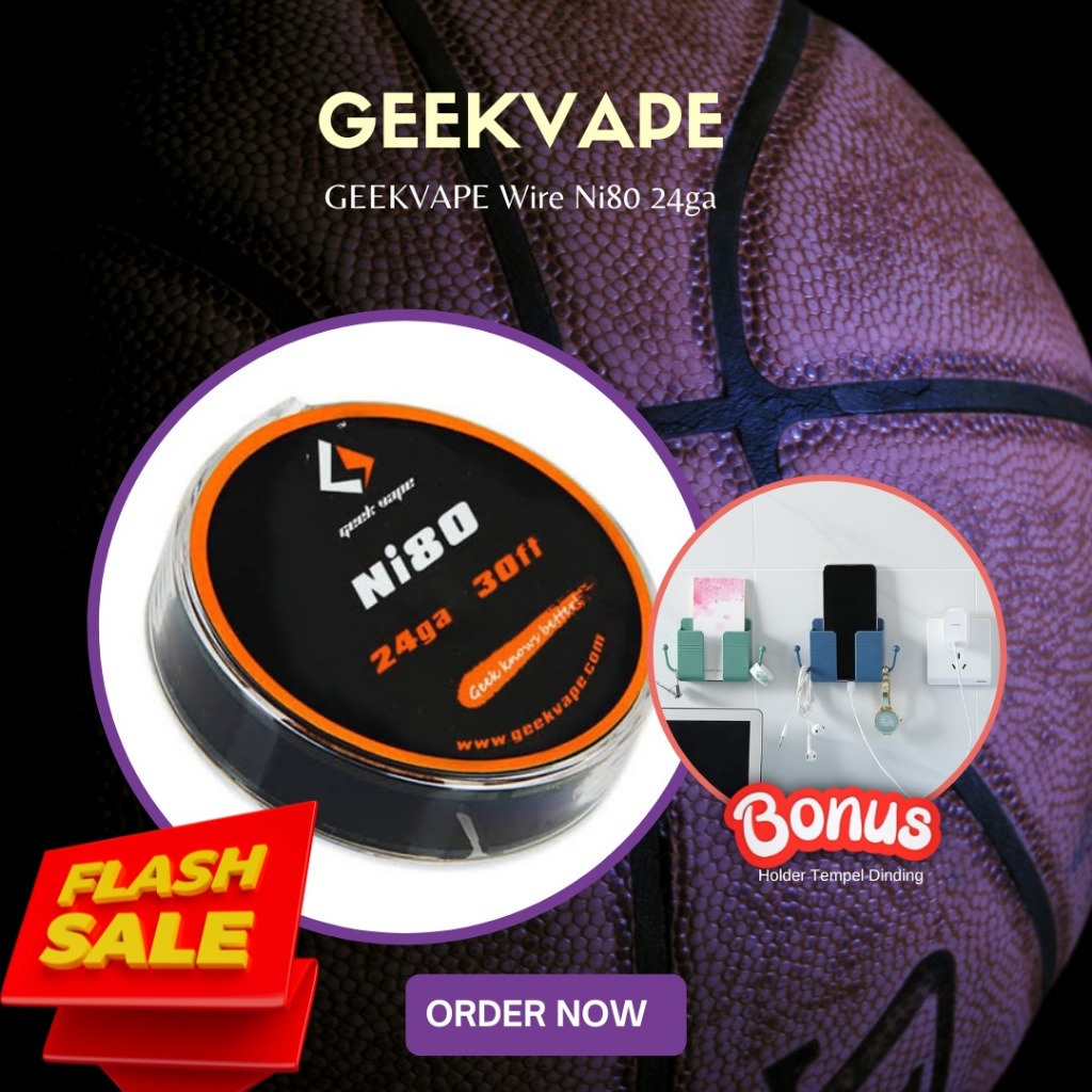 Jual MOLAN CANO Geek Vape Ni80 24 GA 30ft - Original by Geek Vape Wire ...
