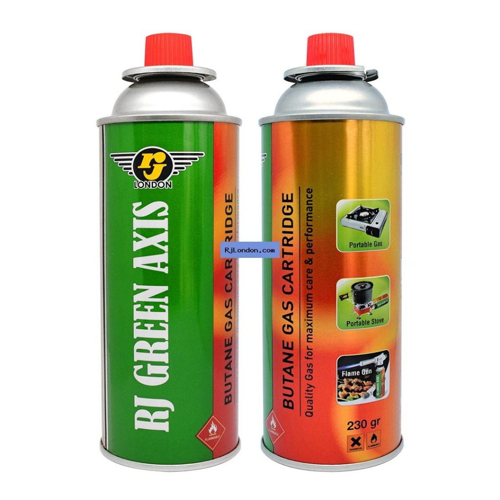Jual RJ LONDON GREEN AXIS BUTANE GAS - GAS KOMPOR PORTABLE MINI 230gr ...