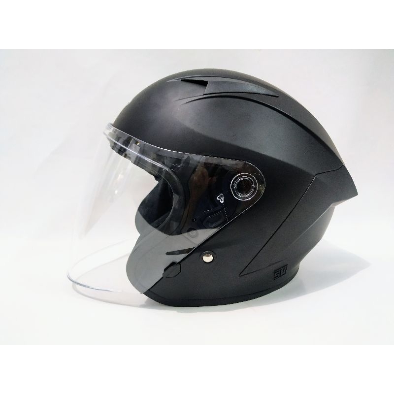 Jual HELM ARL RR15 KAIROZ HITAM DOFF HALF FACE SINGLE VISOR SNI ...