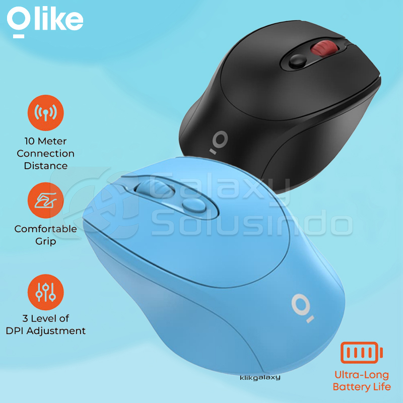Jual OLIKE M4 Wireless Rechargeable Office Mouse | Shopee Indonesia
