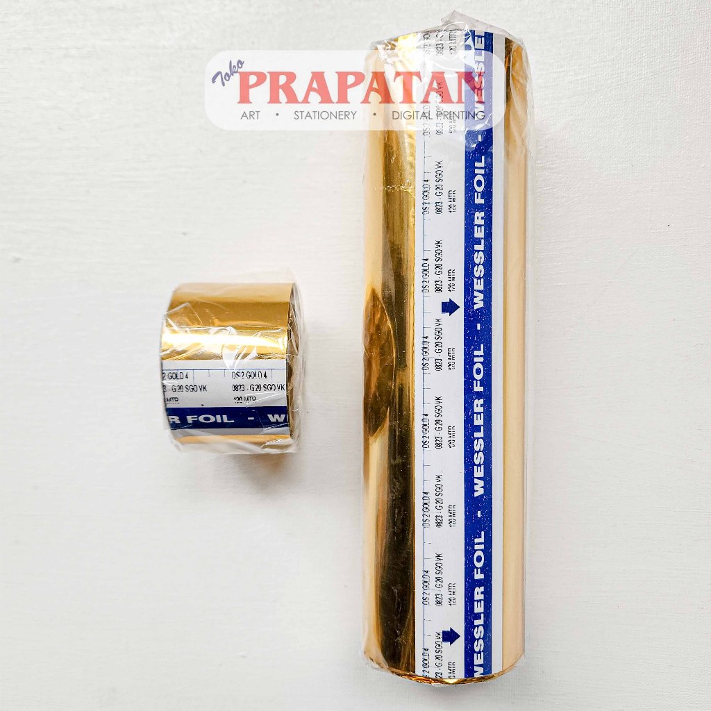 Jual Foil Emas Roll | Prada Emas | Gold Prada - BESAR | Shopee Indonesia