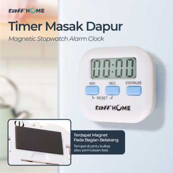 Jual [Taff Storage.ID] TaffHOME Timer Masak Dapur Magnetic Stopwatch ...