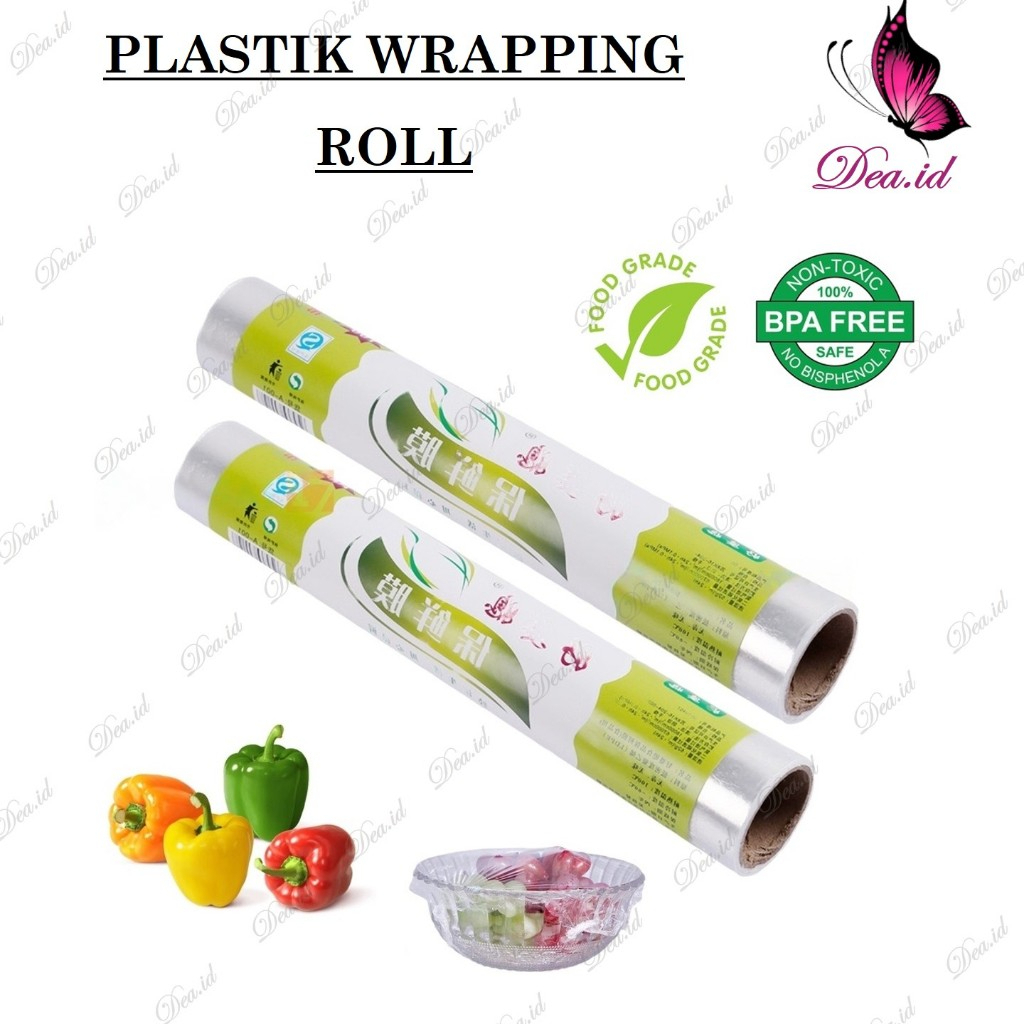 Jual [DEAOFFICIAL] PLASTIK WRAP - BUNGKUS WRAPPING ROLL FOOD GRADE 30 ...