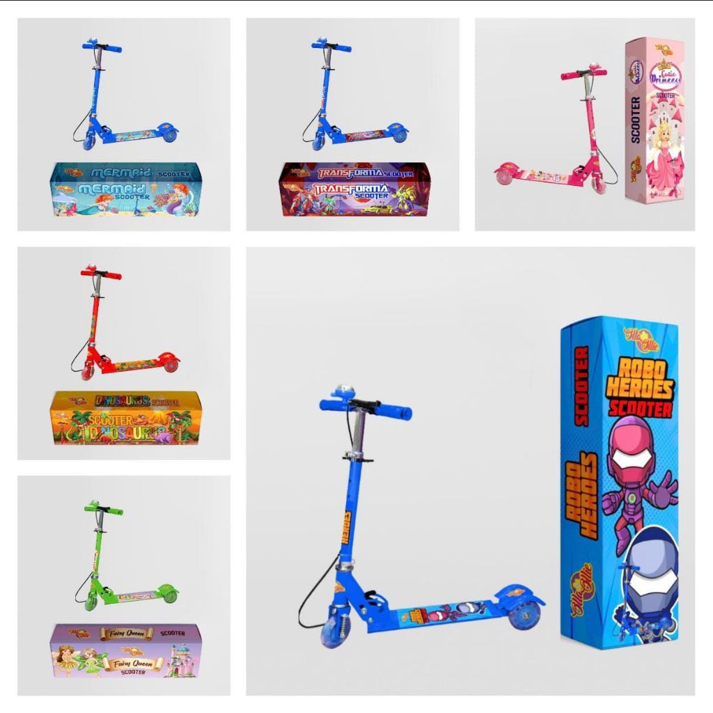 Jual Skuter anak otopet besi & alloy roda tiga scooter anak gundala pmb ...