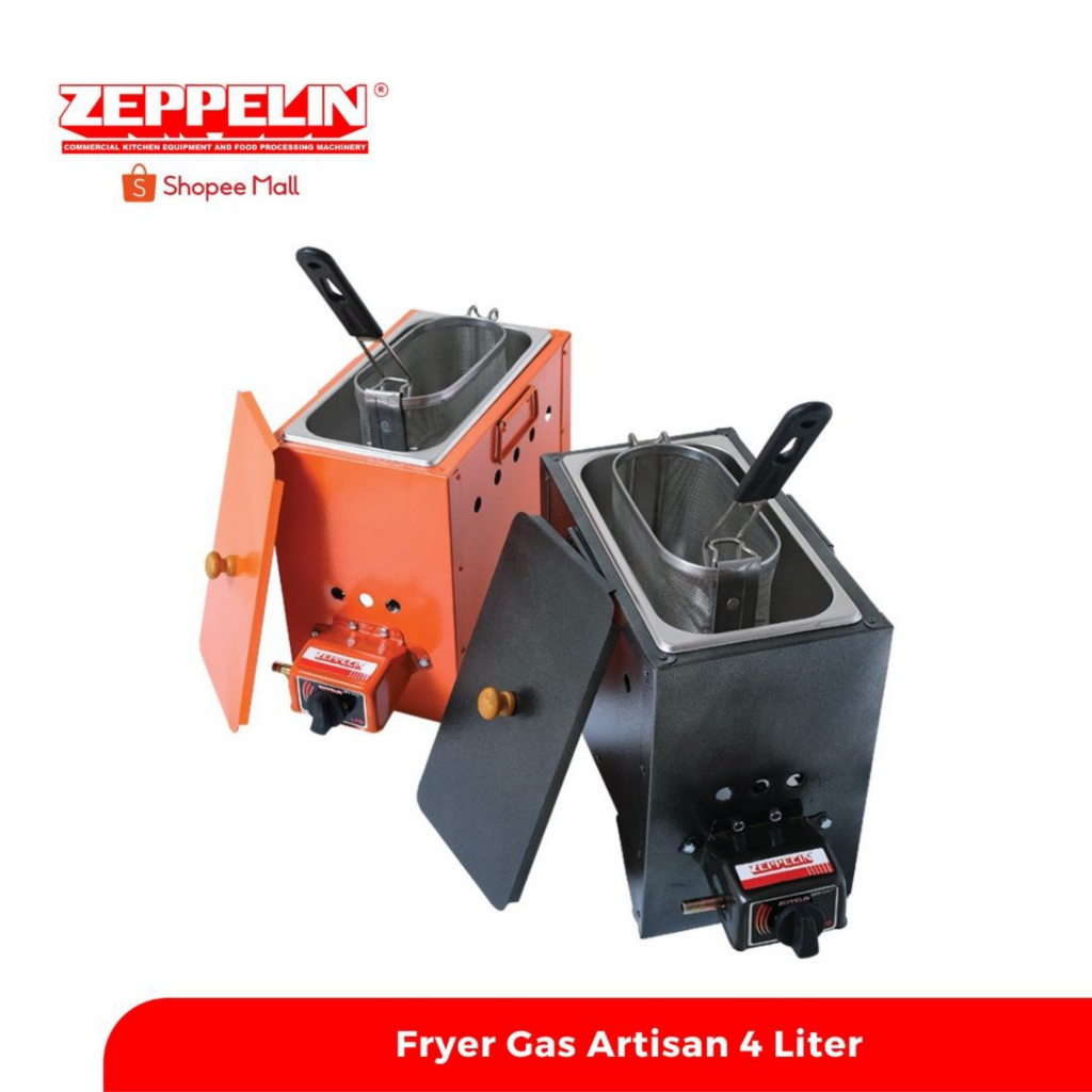Jual Zeppelin Fryer Gas Artisan 4 Liter | Shopee Indonesia