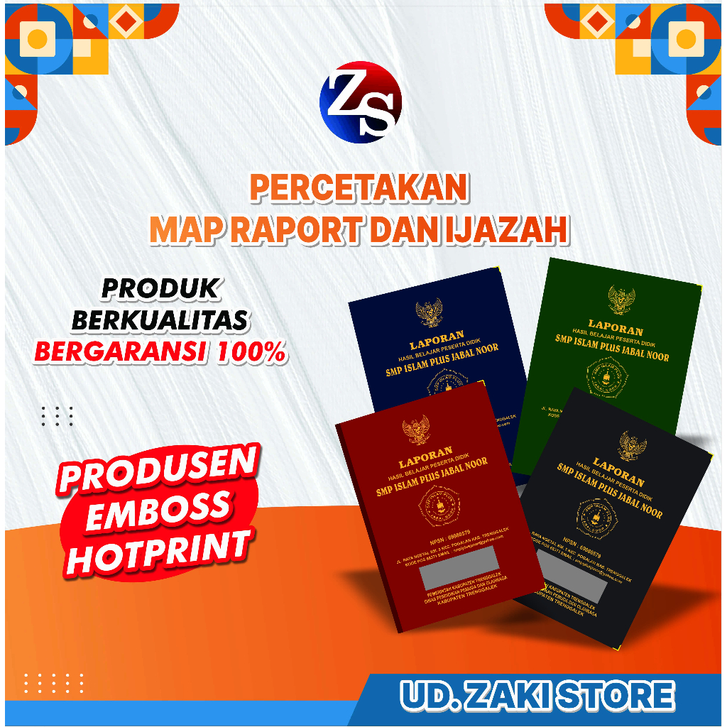 Jual Map Raport - Map Ijazah - Map Hotprint - Map K13 | Shopee Indonesia