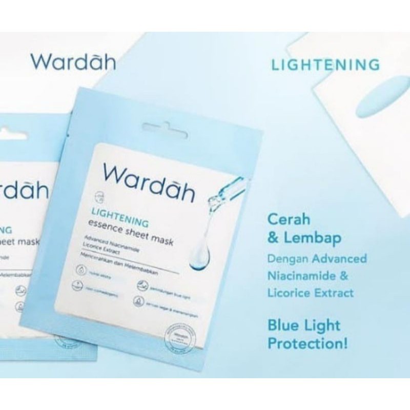 Jual Lightening SuperSerum Mask Wardah | Shopee Indonesia