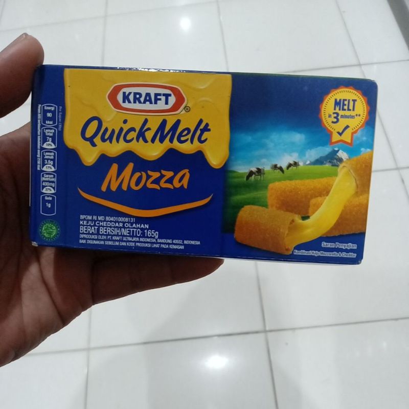 Jual Mahbubah - Kraft 165 g Keju Quick Melt Mozza | Shopee Indonesia