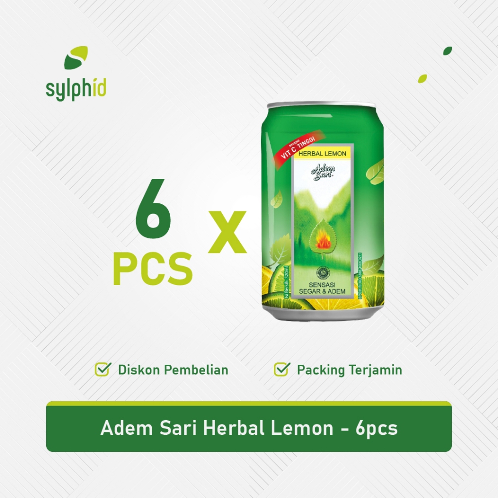 Jual Adem Sari Ching Ku Kaleng 320 ml / Vitamin C Herbal Lemon (6 pcs ...