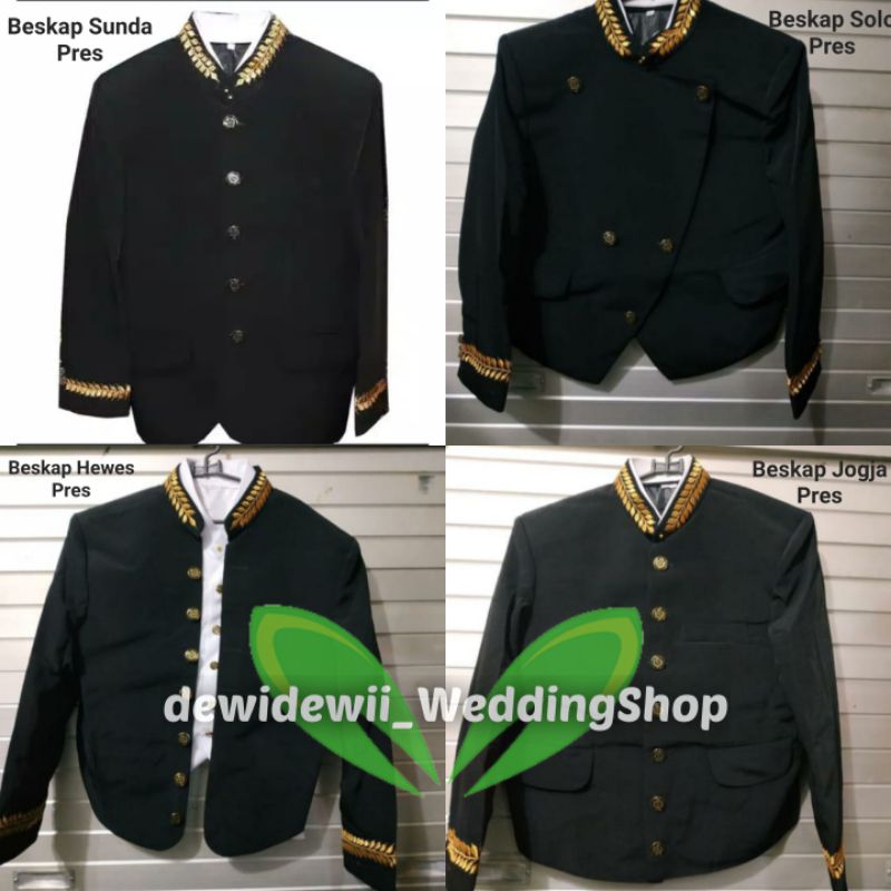 Jual Beskap Pres - Beskap Jogja / Beskap Solo / Beskap Sunda (Bahu ...