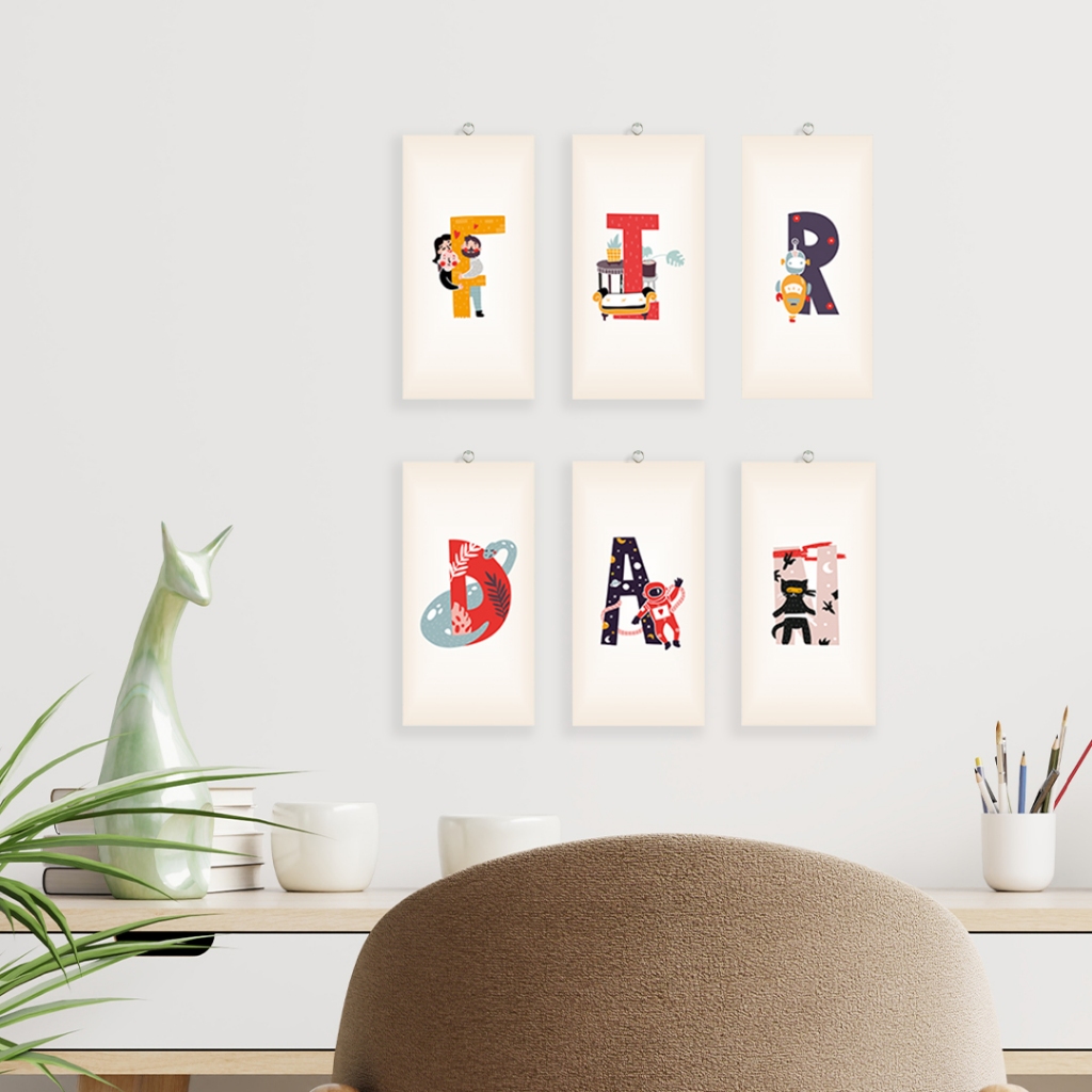 Jual Wooden Projects Walldecor Alfabet Cute Food Hiasan Dinding Rumah ...