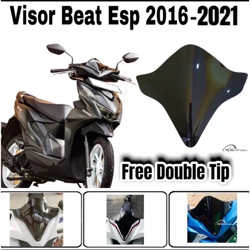 Jual VISOR BEAT FI 2016-2021 MOSCOW PRESISI DAN ANTI PECAH WINDSHIELD ...