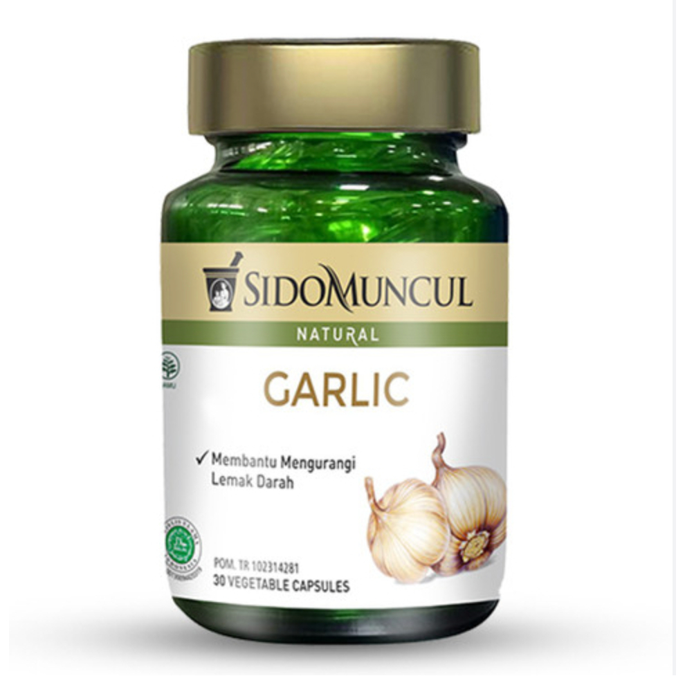 Jual Sido muncul herbal Garlic mengurangi lemak darah isi 30 kapsul ...