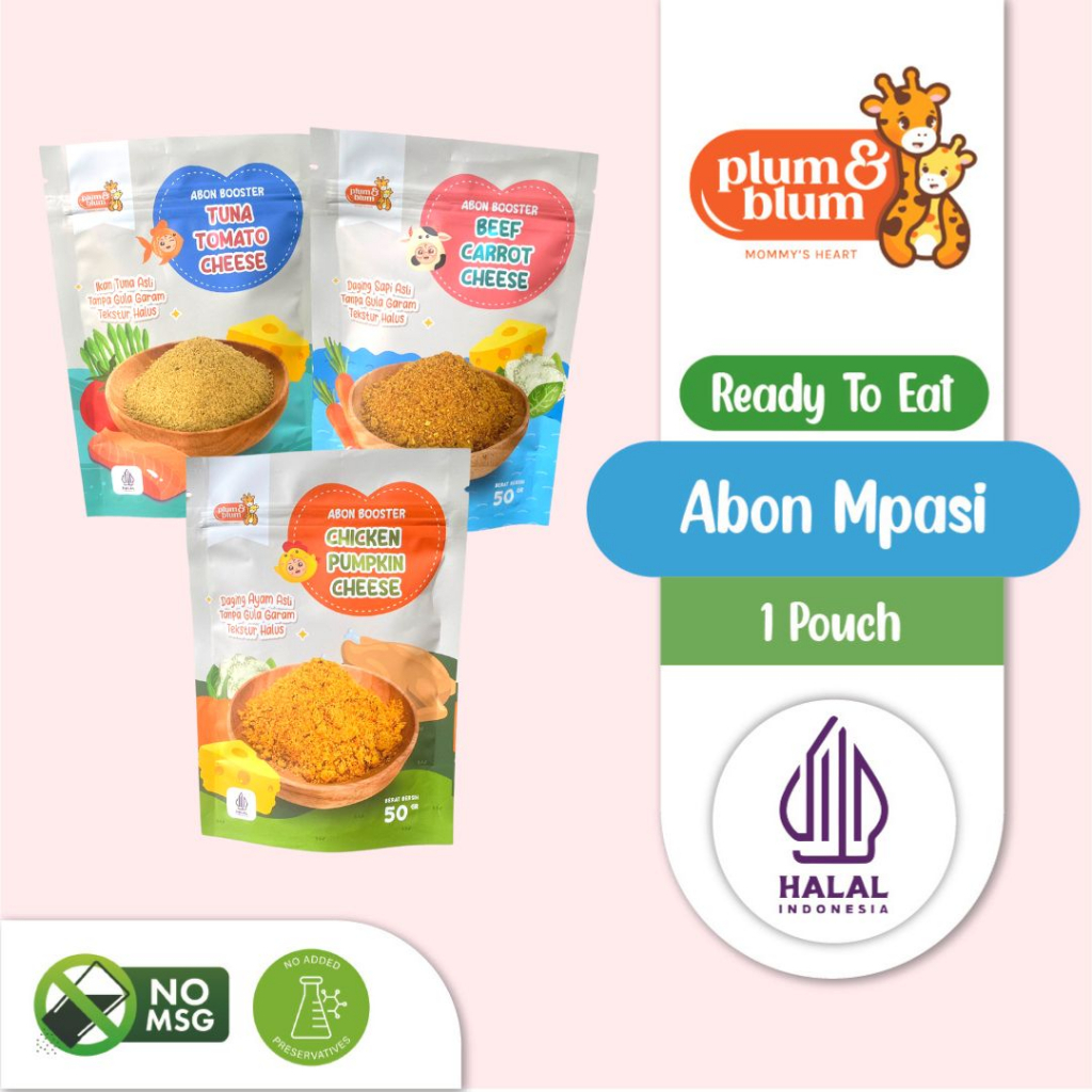 Jual Abon Cheese BB Booster Sapi Ayam Ikan Beef Carrot Cheese/ Chicken ...
