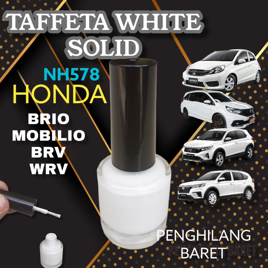 Jual Cat Taffeta White NH578 Putih Honda Brio BRV Mobilio Anti Baret ...