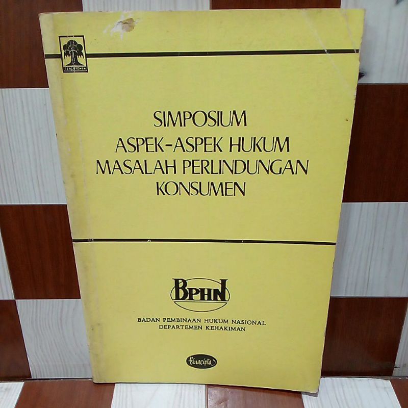 Jual Buku Original SIMPOSIUM ASPEK ASPEK HUKUM MASALAH PERLINDUNGAN KONSUMEN | Shopee Indonesia