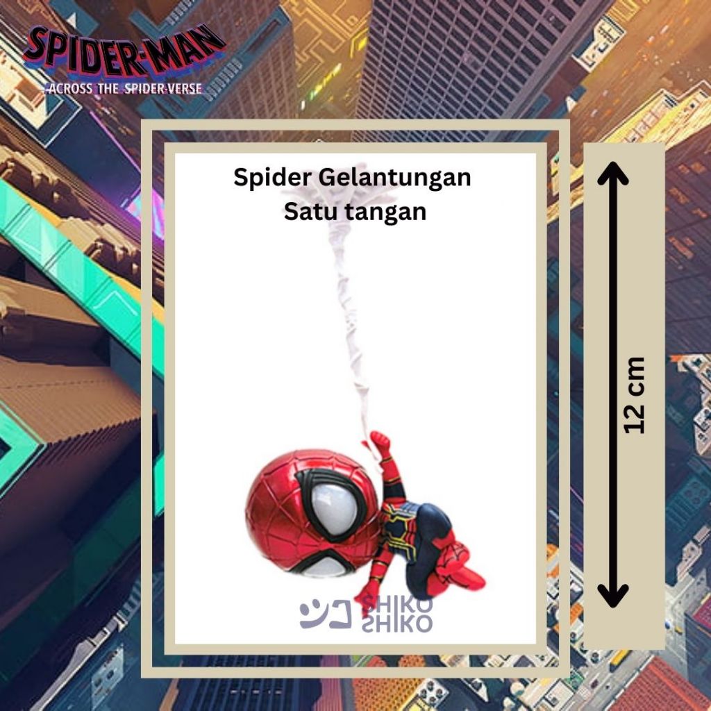 Jual FGCspd Figure Spiderman Mini Chibi Spider Man in to Spider Verse ...