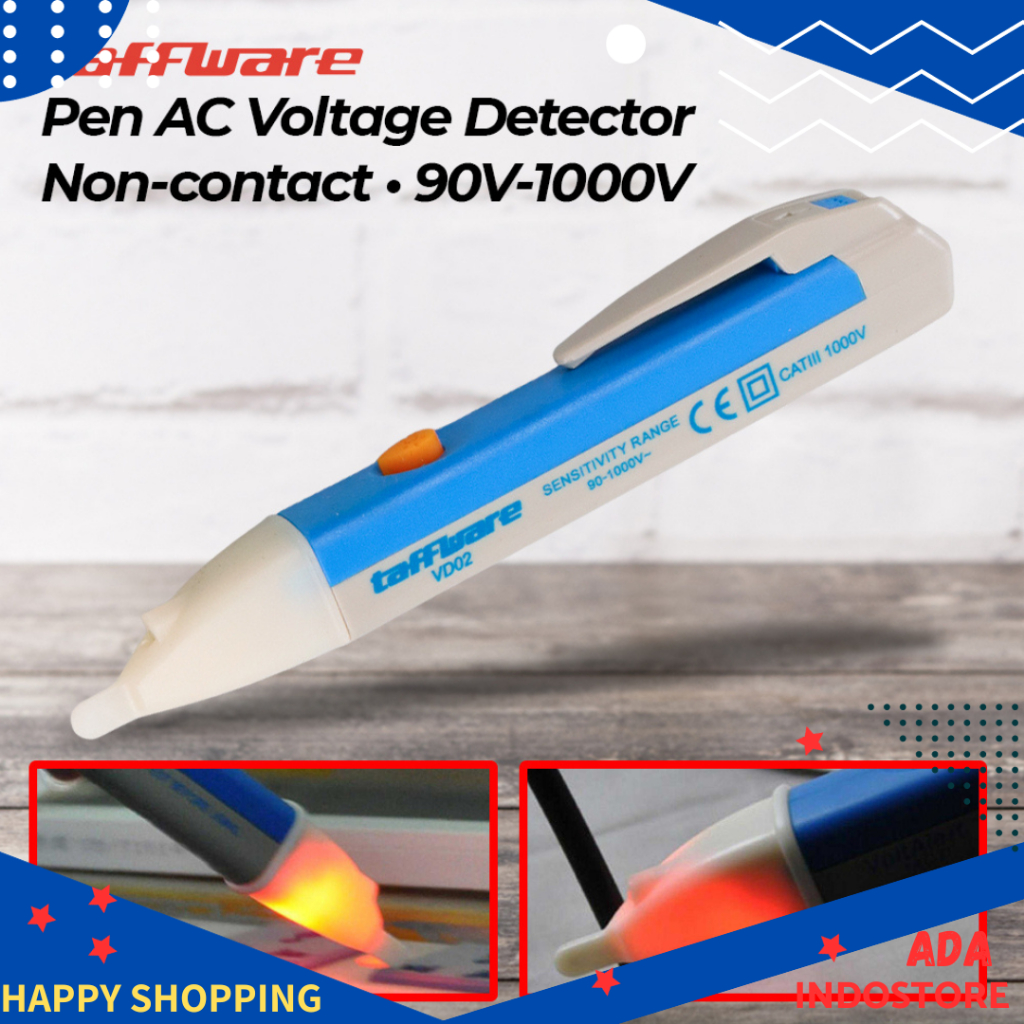 Jual Pen Non-contact AC Voltage Alert Detector 90V-1000V | Shopee Indonesia