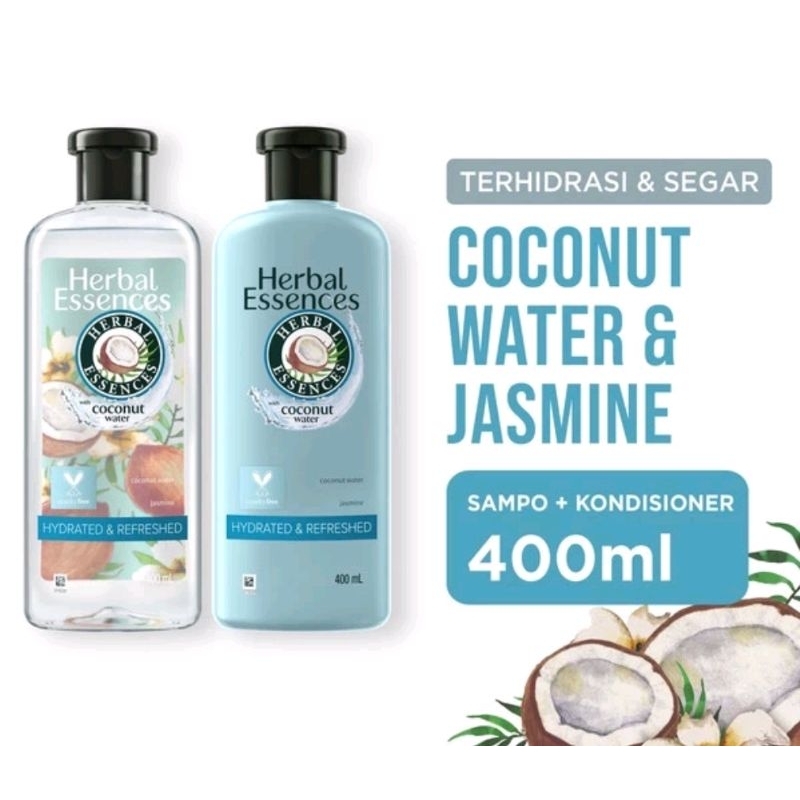 Jual Herbal Essences Classics Coconut Water Shampo / Conditioner 400 ml ...