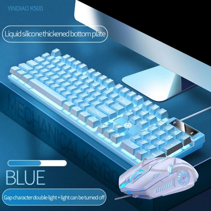 Jual FYPE Gaming Keyboard Mechanical RGB Cable Light K500 | Shopee ...