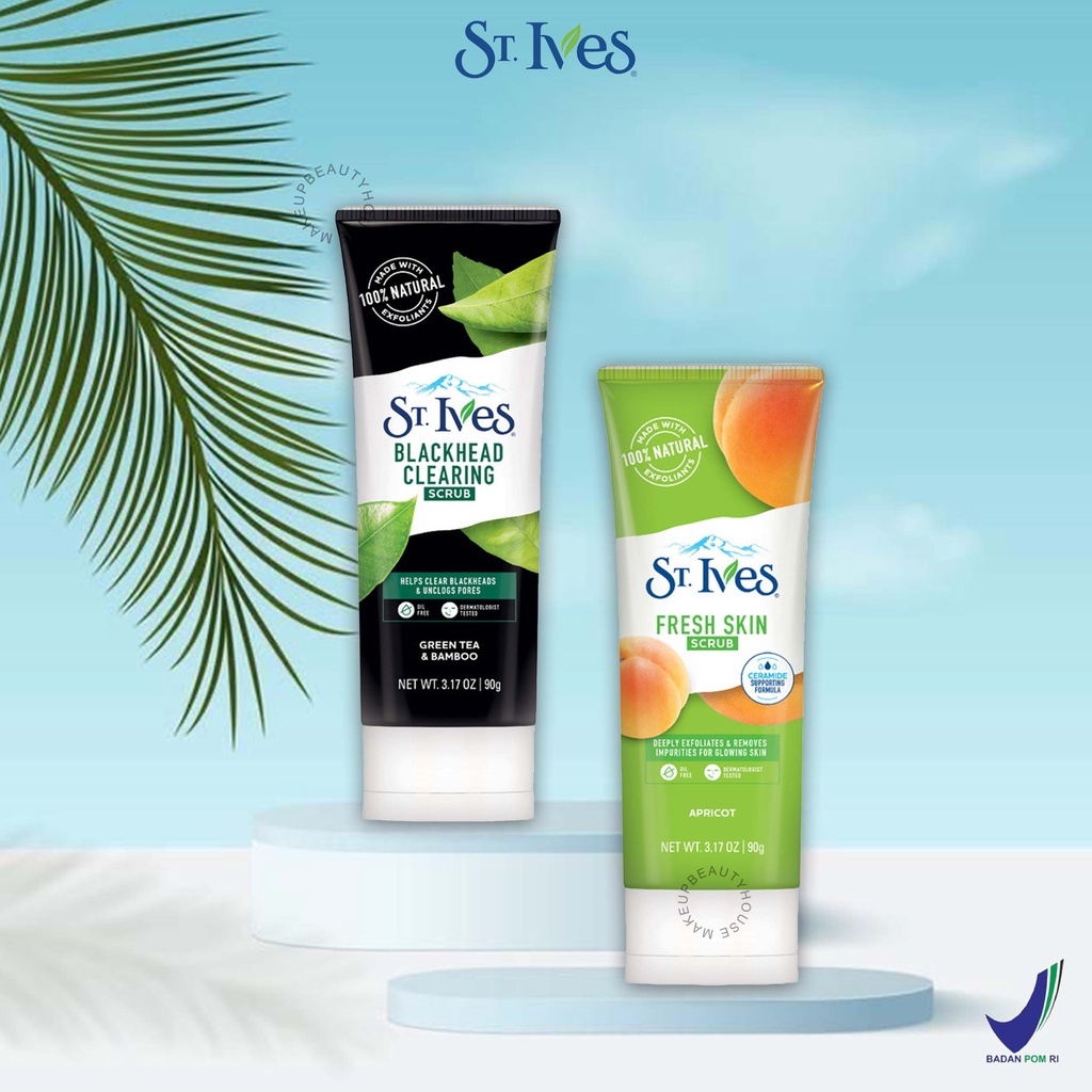 Jual ST IVES Face Scrub - Blackhead Clearing Green Tea | Fresh Skin ...
