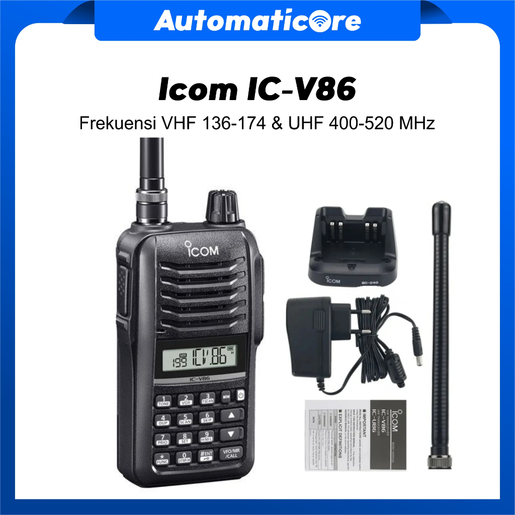Jual Handy Talky Icom IC-V86 VHF 136-174 MHz HT Icom V86 | Shopee Indonesia