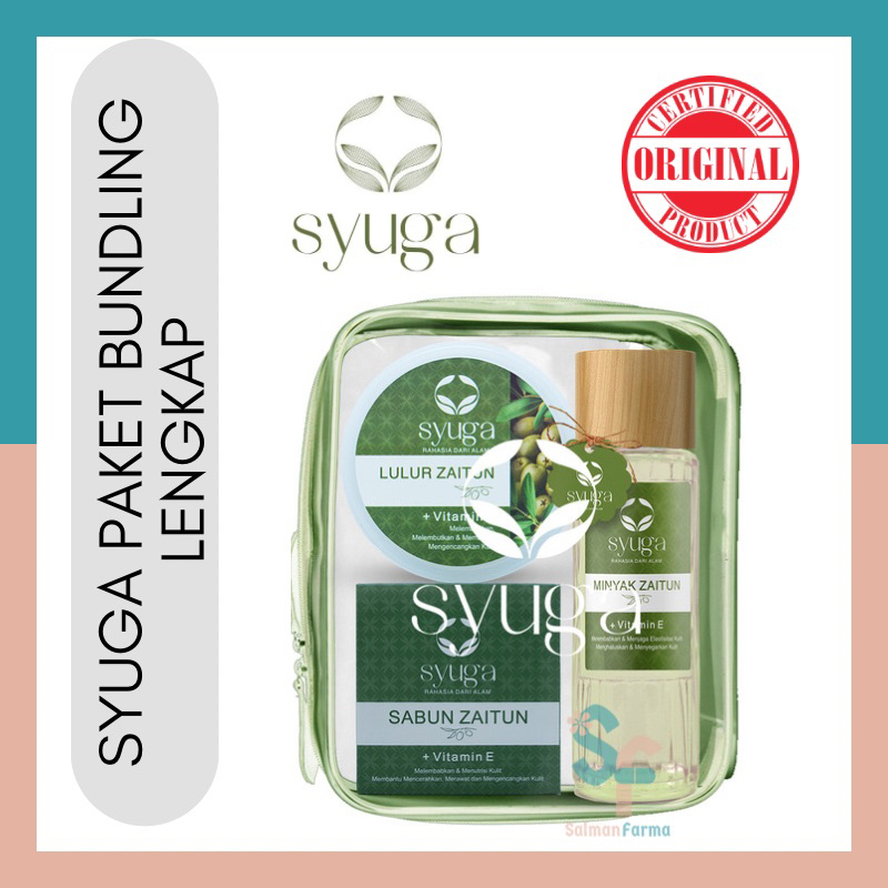 Jual [FREE POUCH]SYUGA Paket Bundling Body Care Zaitun - Isi 3Pcs ...