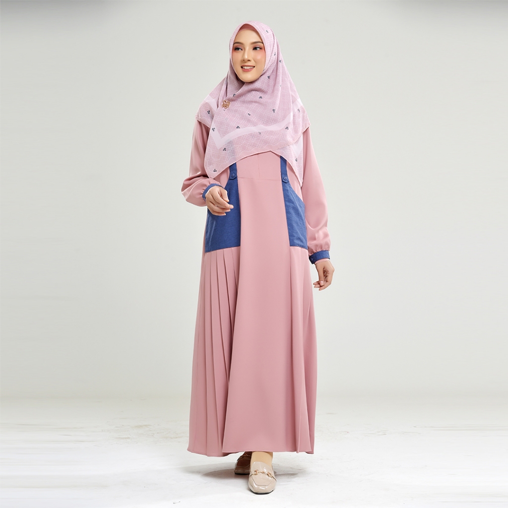 Jual Rabbani - Gamis Dresslim Lengan Panjang Belixa Exclusive | Shopee ...