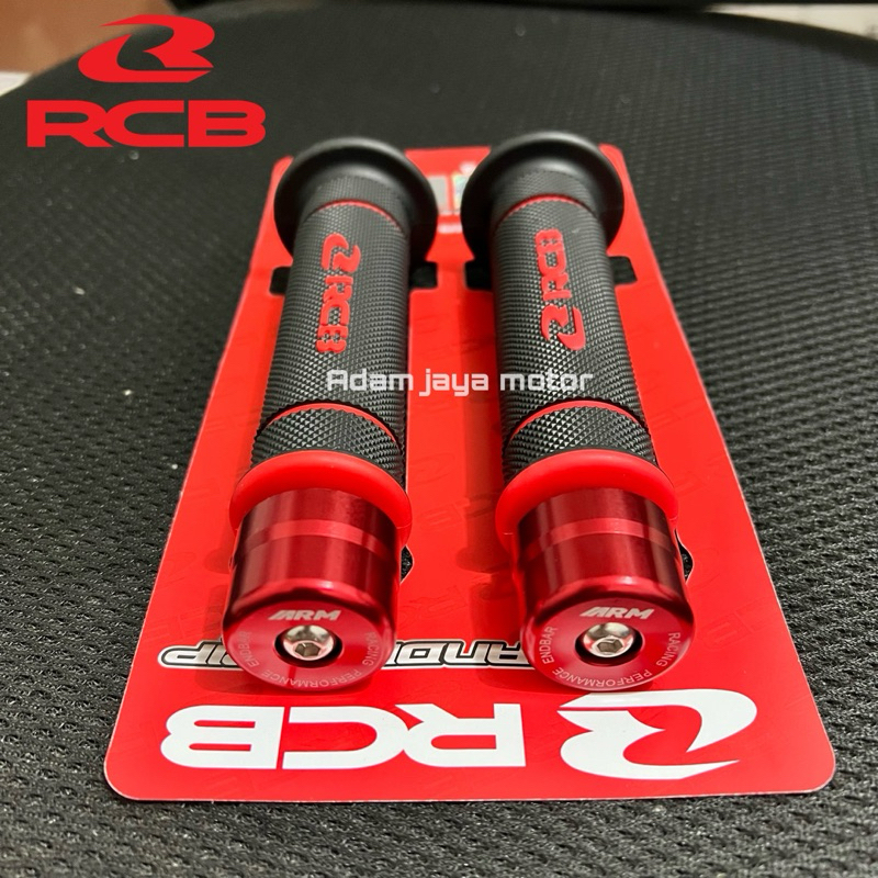 Jual RCB RACING BOY HANDGRIP HG55 + JALU STANG ARM BULAT CNC UNIVERSAL ...