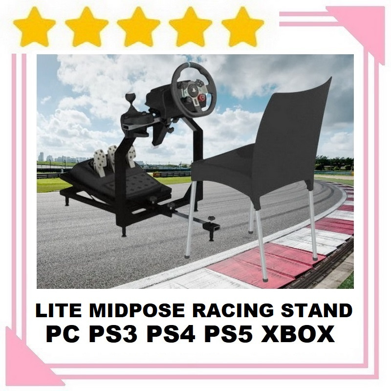 Jual Lite Midpose Kursi Racing Simulator Stand Gaming Balap Stir Setir ...
