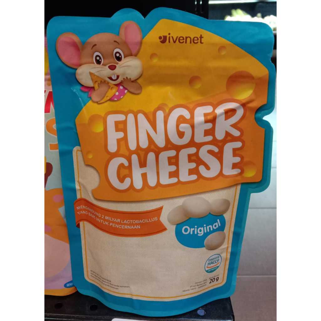 Jual IVENET FINGER CHEESE ORIGINAL 20g | Shopee Indonesia