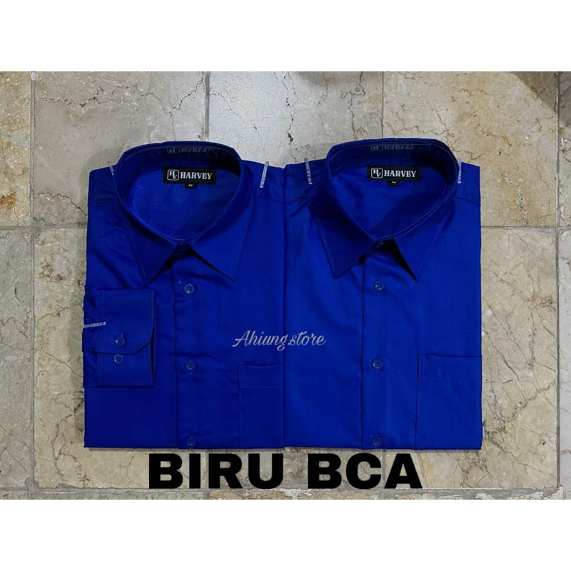 Jual KEMEJA PRIA HARVEY - KEMEJA POLOS LENGAN PANJANG / PENDEK PRIA ...