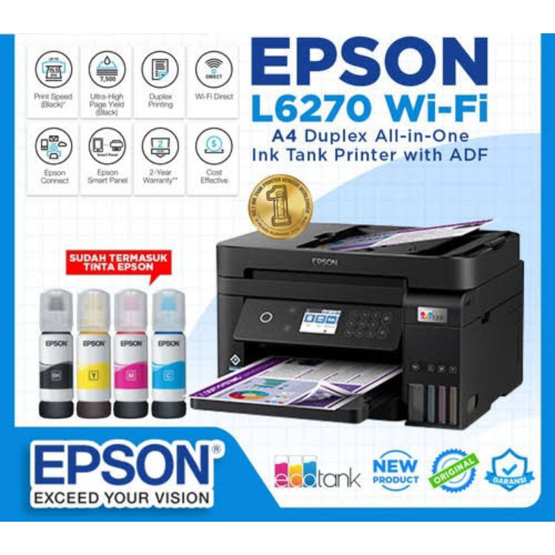 Jual Printer Epson L6270 Wi-Fi LAN Duplex All-in-One Ink Tank ADF ...