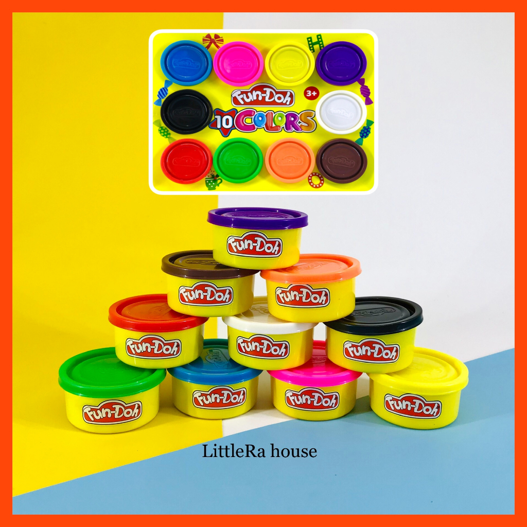 Jual Littlera : Mainan Playdoh Isi 10 Doh | Mainan Bahan Play Doh by ...