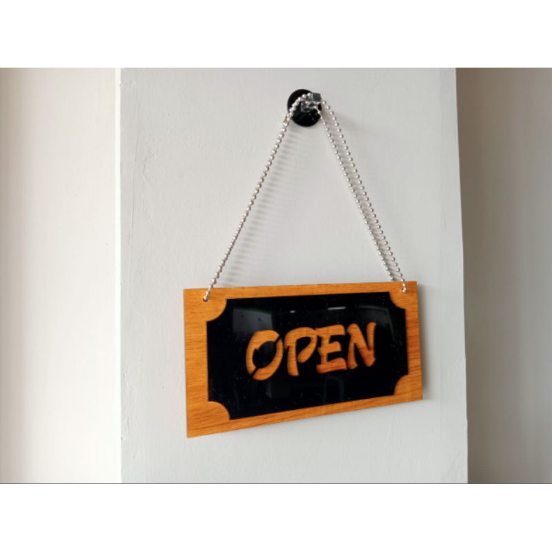 Jual Sign Tanda Open Close| Tanda tutup buka | Shopee Indonesia