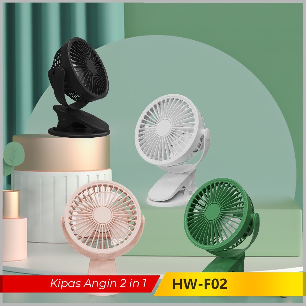 Jual Kipas Mini USB Clip Mini Fan Rotating Kipas Angin Meja Mini Jepit ...