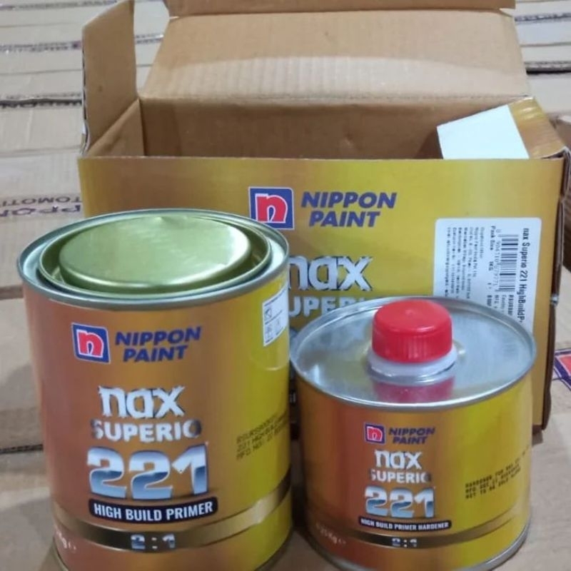Jual Epoxy Nax Superio 221 Gray Nippon Paint 1kg Set Hardener | Shopee Indonesia