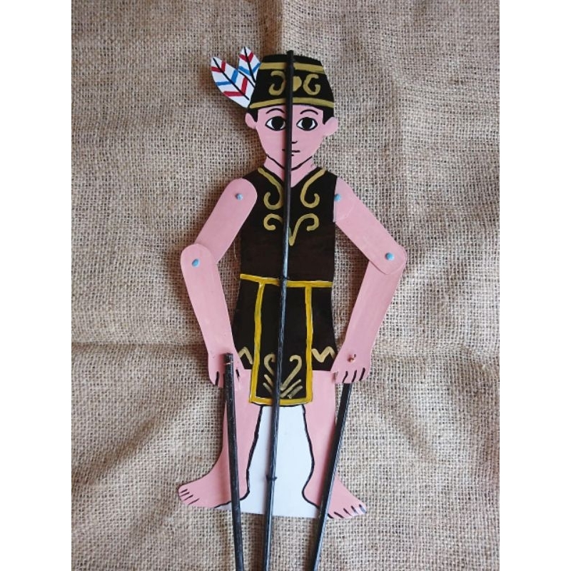 Jual wayang pakaian adat papua/kaltim/rumah honai | Shopee Indonesia