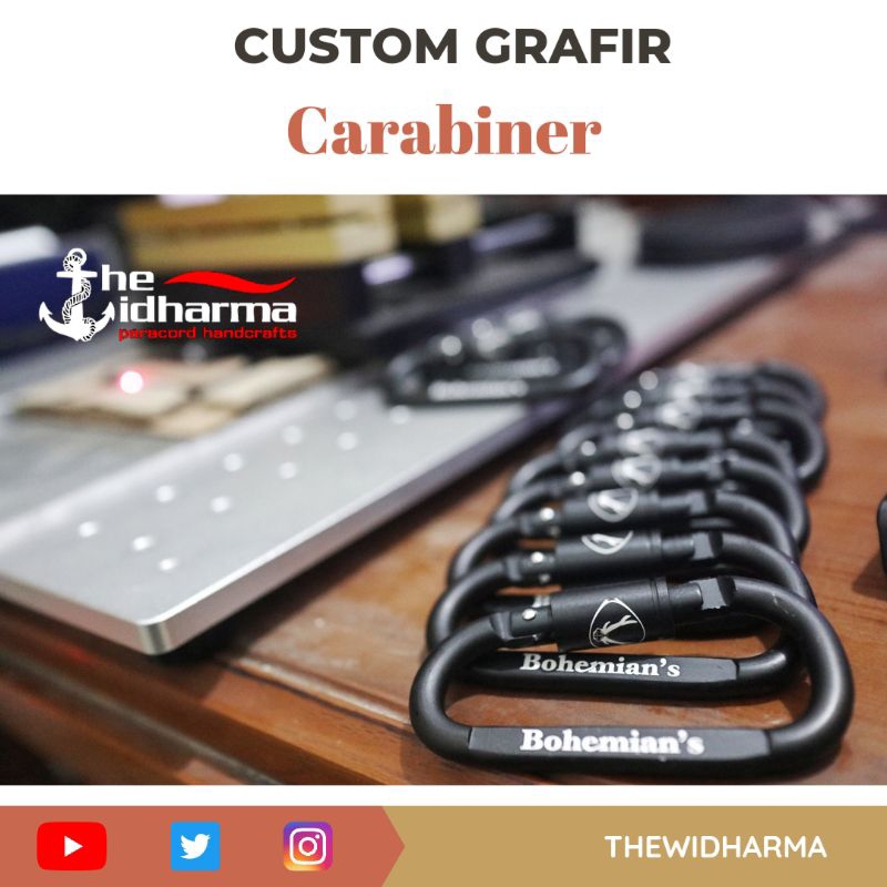 Jual Carabiner Metal Grafir Laser Custom | Shopee Indonesia