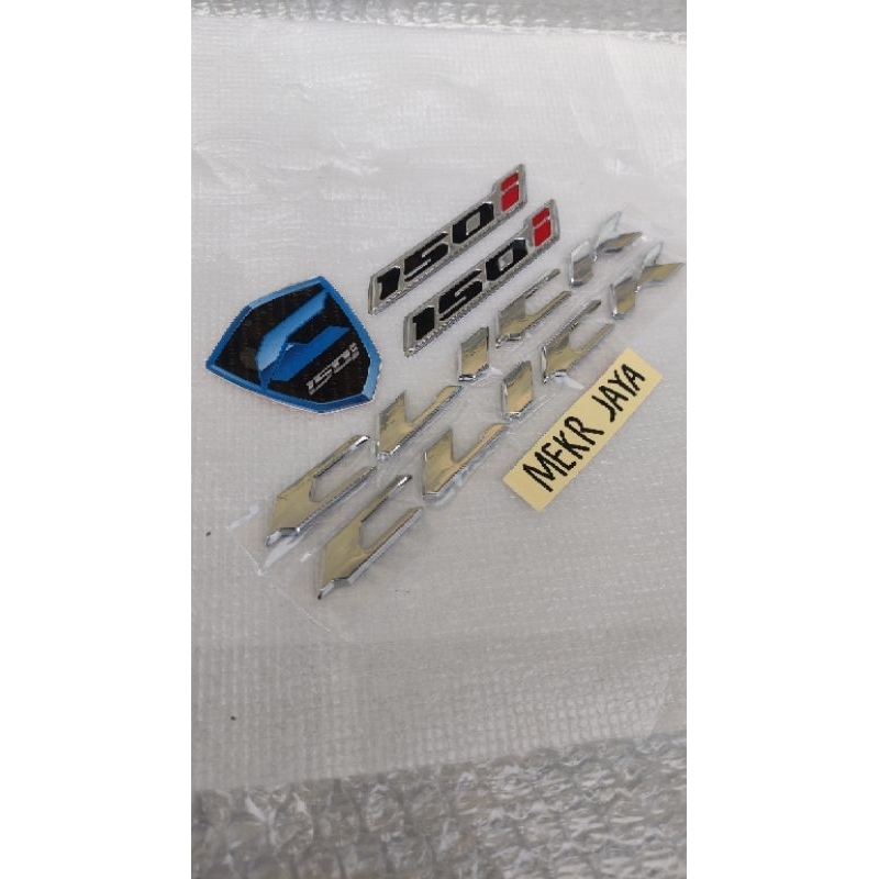 Jual EMBLEM CLICK 150i LENGKAP DENGAN EMBLEM RESIN | Shopee Indonesia