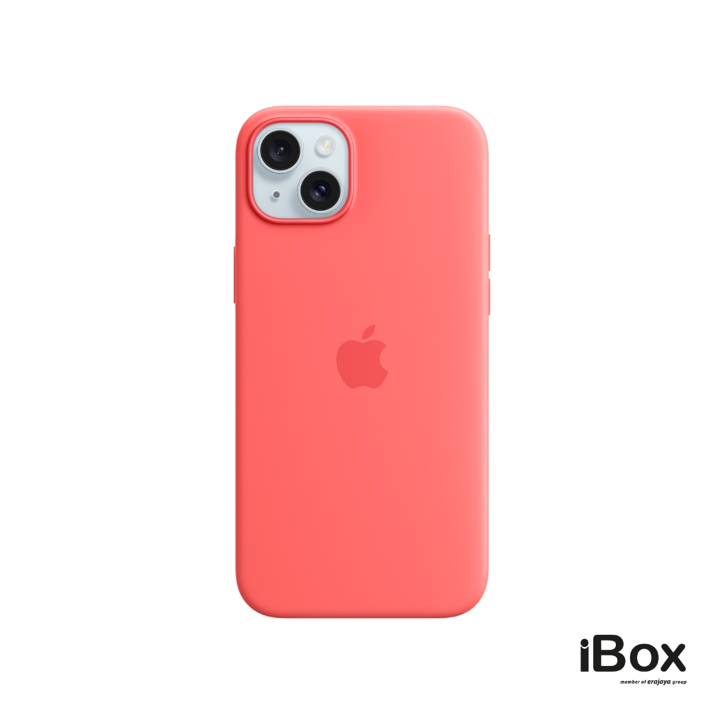Jual Apple iPhone 15 Plus Silicone Case with MagSafe, Guava | Shopee ...
