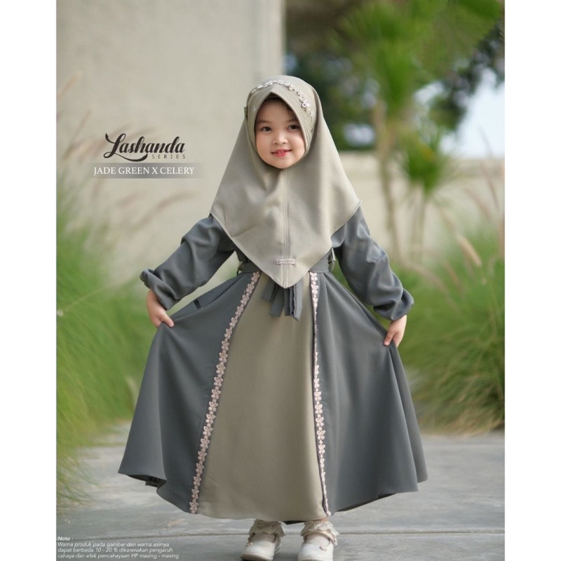 Jual Gamis Anak Perempuan Umur 3Th 4Th 5Th 6Th 7Th 8 Tahun Lashanda ...