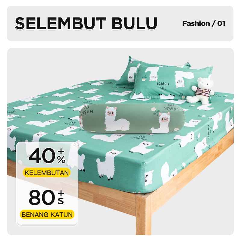 Jual SPREI Kasur Seprei Tempat Tidur Motif Karakter Lucu Sperai Lembut ...