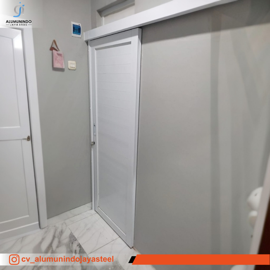 Jual Pintu Sliding Kamar Mandi Geser Full Spandrel | Shopee Indonesia