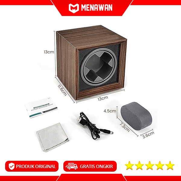 Jual Automatic Watch Winder Display Kotak Jam Tangan Alat Pemutar Jam ...
