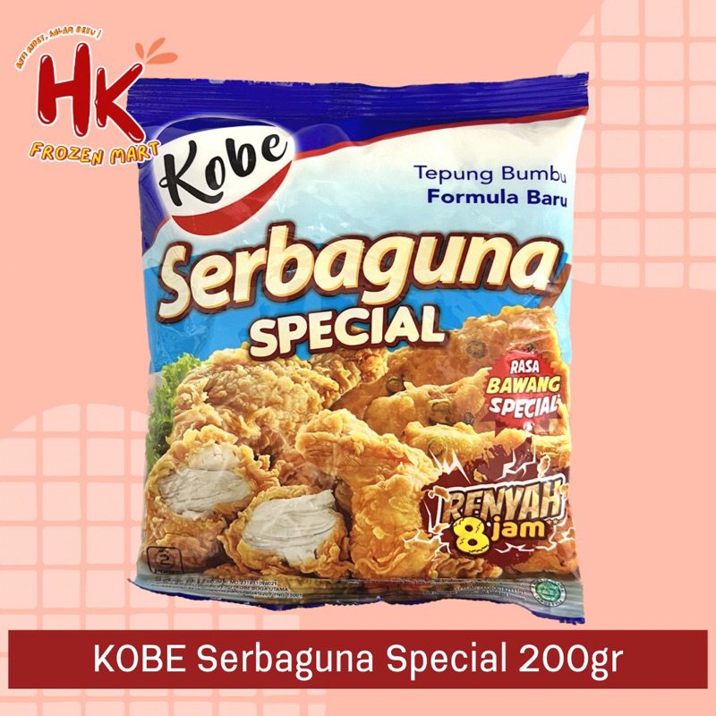 Jual Kobe Serbaguna Special 200gr | tepung bumbu rasa bawang HK Frozen ...