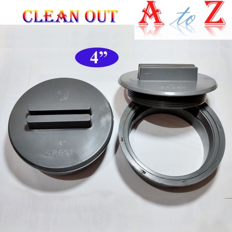 Jual tutup pipa/dop drat 4/tutup septipteng 4 in/clean out/CO pvc 4 ...