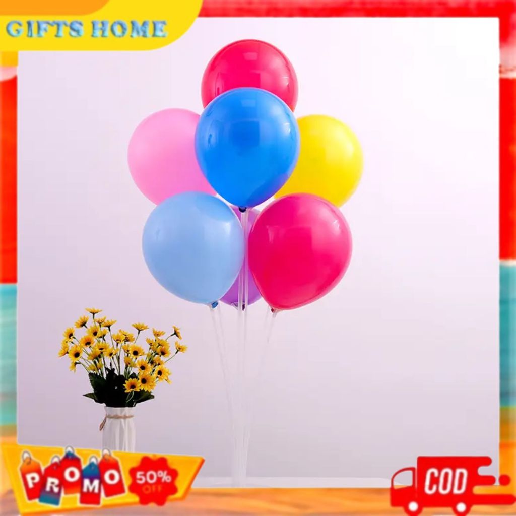 Jual 7in1 Stick Cup Standing Balon LED dan NON LED/Stik balon berdiri ...